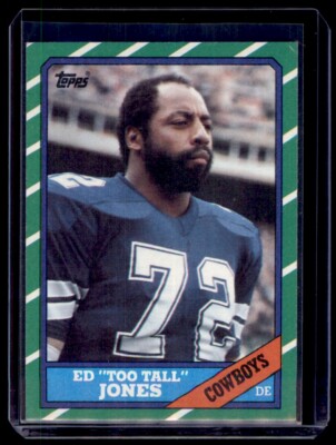 1986 Topps ED Jones Cowboys #132 0982 | eBay
