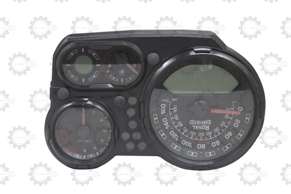 Black "Instrument Cluster For Royal Enfield Himalayan 411 ABS BS6" 2022 ...