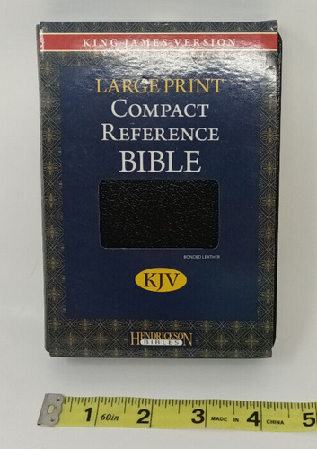 2010 Large Print Compact Reference Bible KJV (Reference Edition Bonded ...