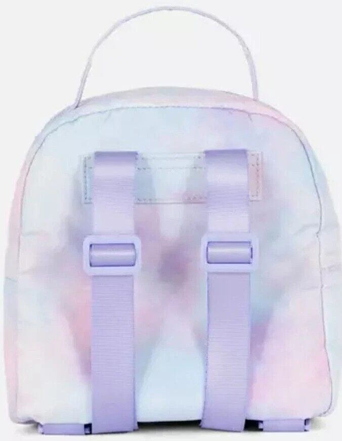 PRIMARK STITCH GIRLS MINI BACKPACK SMALL BAG PINK BLUE LILAC TIE DYE ...