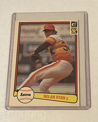 1982 Donruss Nolan Ryan HOF Houston Astros #419 VG-EX Hall of Fame | eBay