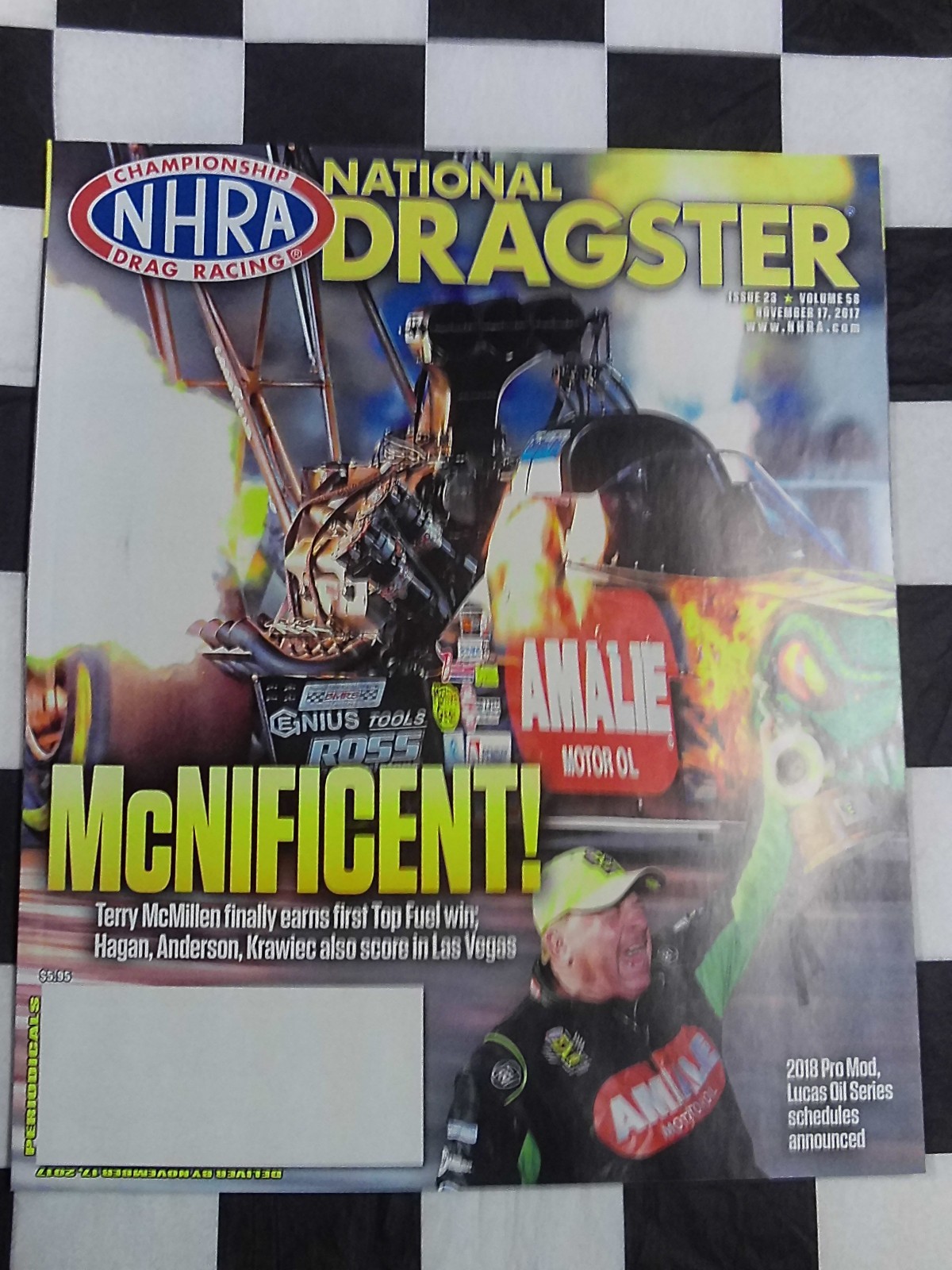 NHRA National Dragster Magazine 2017 Drag Racing Issue 23 Vol 58 Nov 17 ...