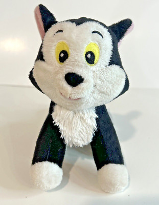 Disney Figaro 7" Plush Stuffed Toy Kitty Cat Kitten Pinocchio Black ...