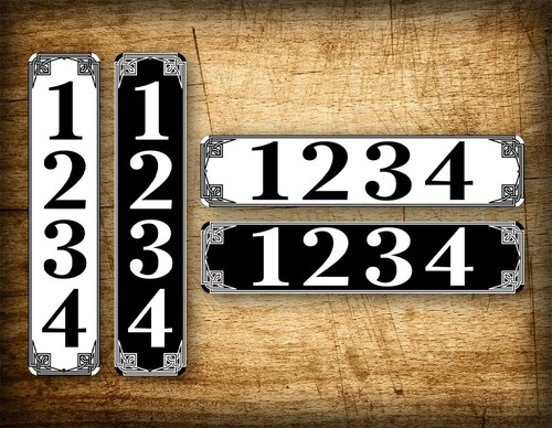Custom 4"x18" Numbers Address Road Sign | eBay