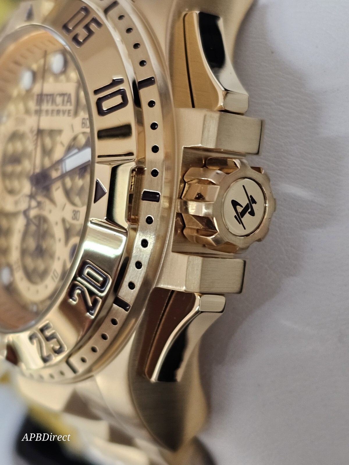 Invicta - EXCURSION - Gold LABEL - Swiss Z60 - Gold GLASS FIBER Dial ...