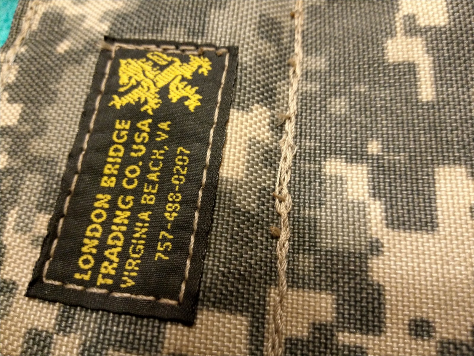 Gold Lion Label Tag London Bridge LBT-6113A ACU Modular GPS Tools Pouch ...