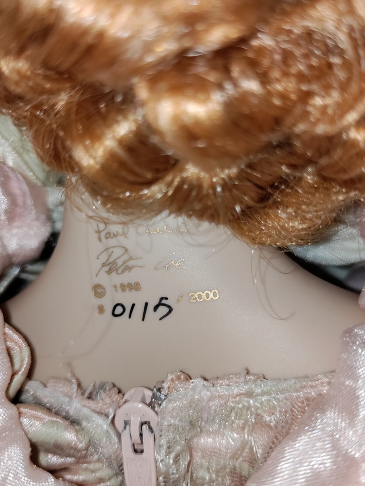 RARE & VTG. "LADY CONSTANCE" Artist Doll By Paul Crees & Peter Coe ...