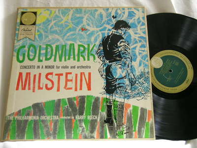 NATHAN MILSTEIN Goldmark Violin Concerto Harry Blech Capitol FDS 8414 ...