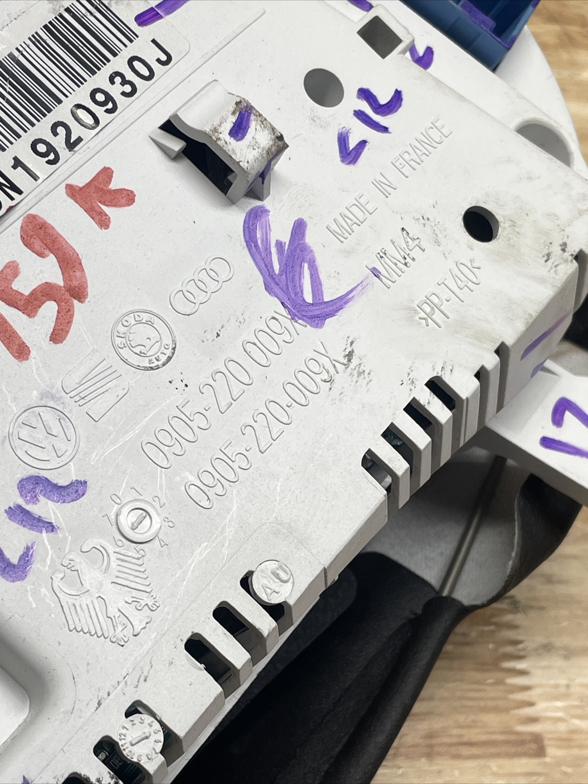 2000-2006 Audi TT Instrument Gauge Cluster Speedometer 8N1920930J 160k ...