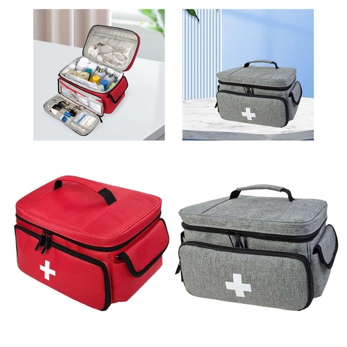 Emergency Kit Organizer Travel First Aid Kits Storage Bag Pill Bottle ...