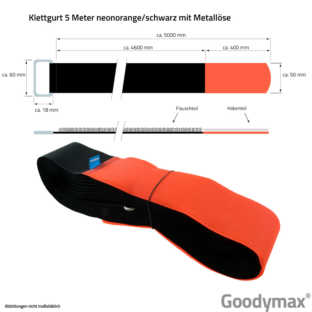 Klettgurt Klett Spann Gurt Gurte Klettkabelbinder Transport Paletten 1 ...