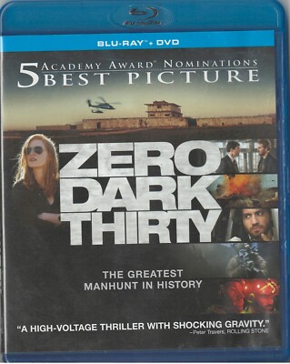 Zero Dark Thirty (Blu-ray + DVD Movie, 2012) Jessica Chastain, Joel ...