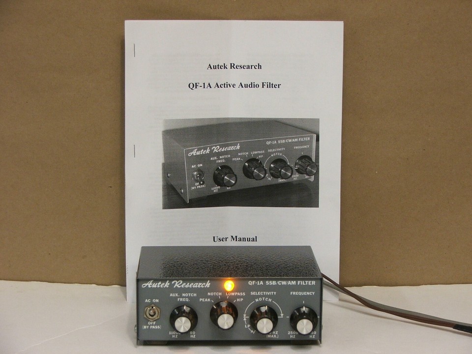 Autek Research QF-1A Ham Radio SSB CW AM Filter - AC/DC - W/ Manual ...