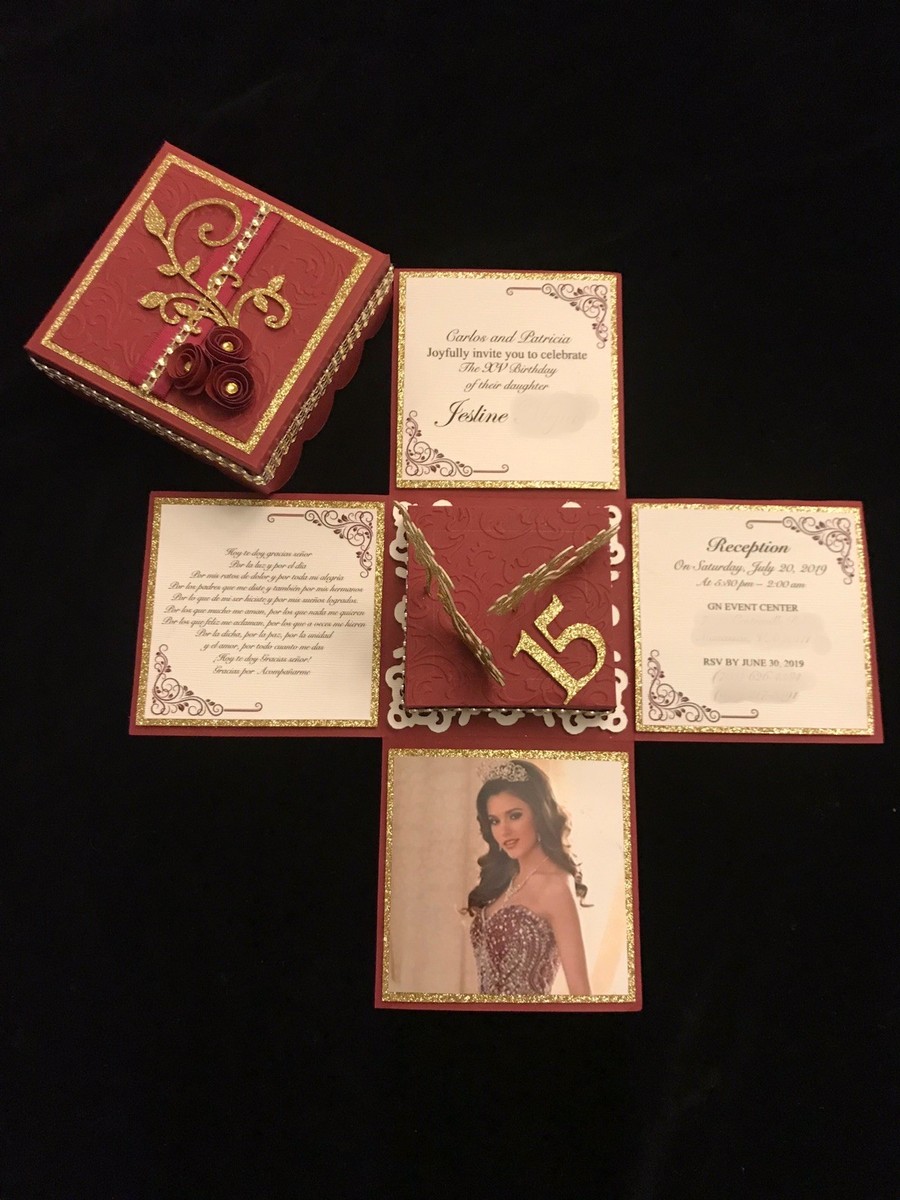 15 Invitations In A Box Luxury Elegant Diamante Wedding Invitation Box