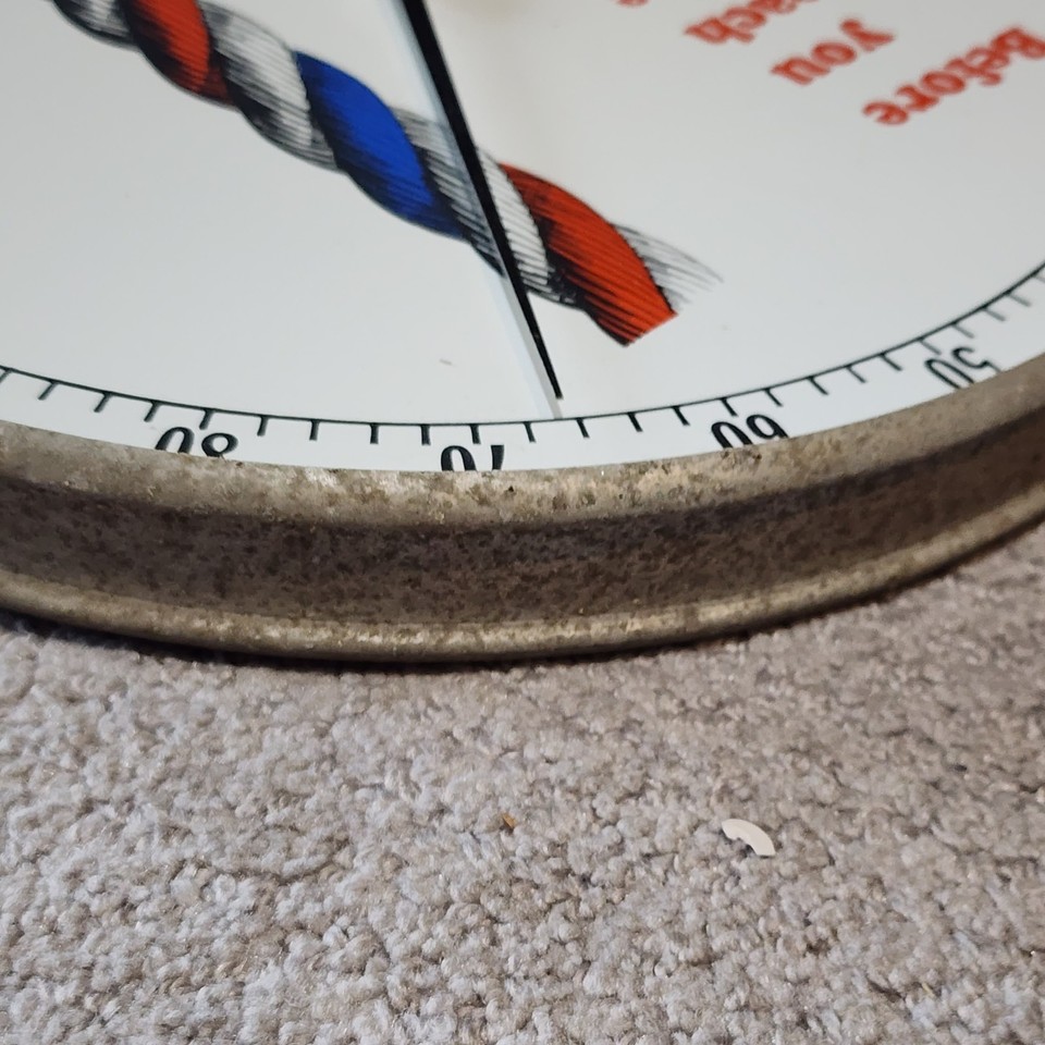 Vintage AMCO BUY AMERICAN ROPE Thermometer AMERICA MANUFACTURING CO ...