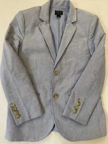 Euc Boys Crewcuts Thompson Light Blue Blazer Jacket Size 8 | eBay