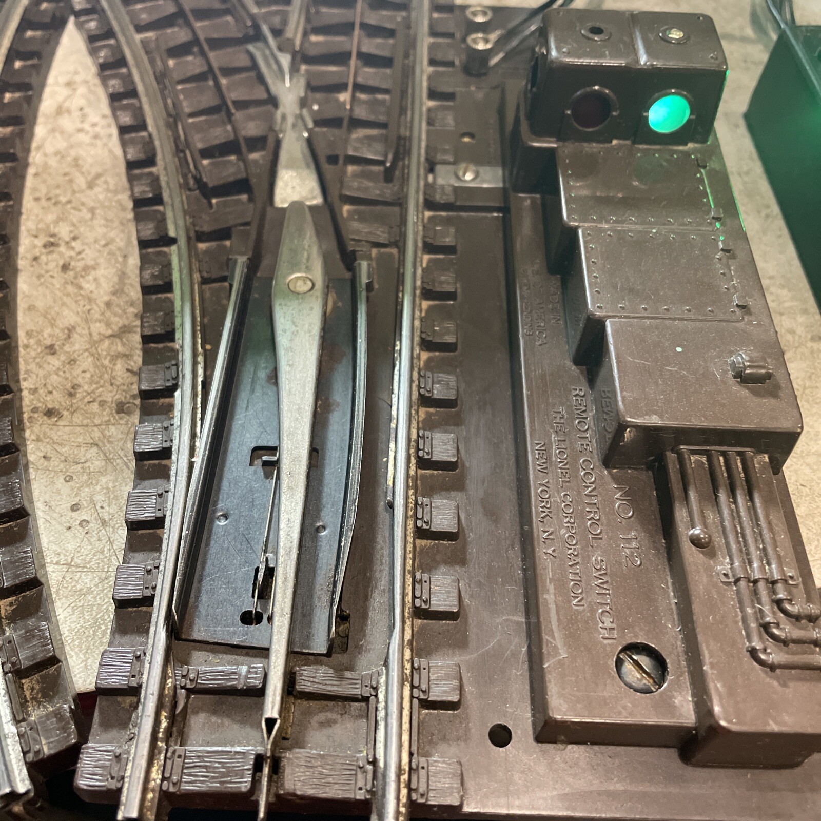 Lionel 112 Super O Right And Let Hand Turnout Switch With Box And ...