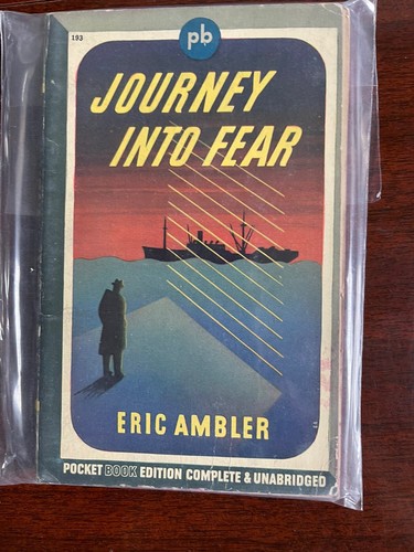 Journey Into Fear by Ambler, Pocket Book 193 | eBay