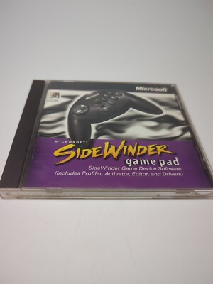 Microsoft SideWinder Gamepad manual + Controller software Excellent ...