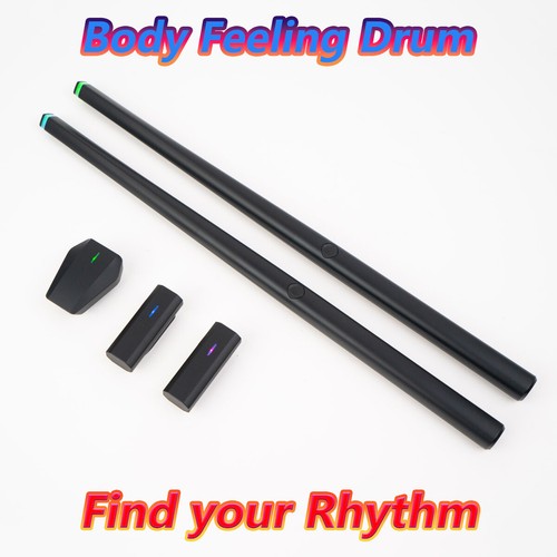 Portable Air Drumsticks Set Body Feeling Drum MIDI Function For Adults ...