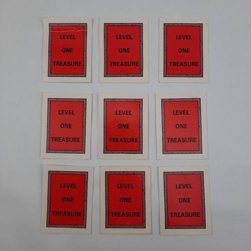 Vintage "The New Dungeon" Board Game Replacement 9 Level One Treasure ...