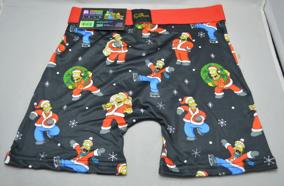 The Simpsons Happy Boxer Briefs Underwear Mens Size Small Homer ...