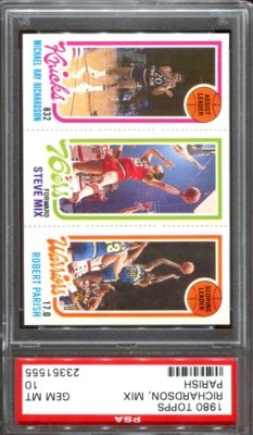 1980 Topps Basketball PSA 10 Michael Ray Richardson Steve Mix Robert ...