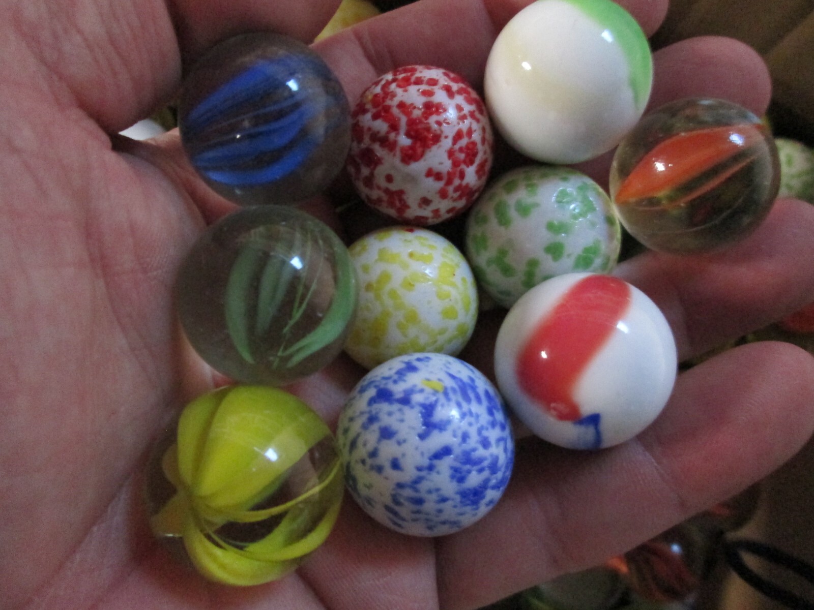Nice Mix Of Glass Marbles by the Pound ONLY $4.99 per lb 1 inch | eBay