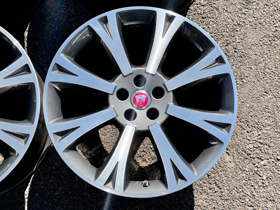 SET OF 4 JAGUAR XK XJ 20" FACTORY ORIGINAL WHEELS RIMS 20 OEM XKR XJR ...