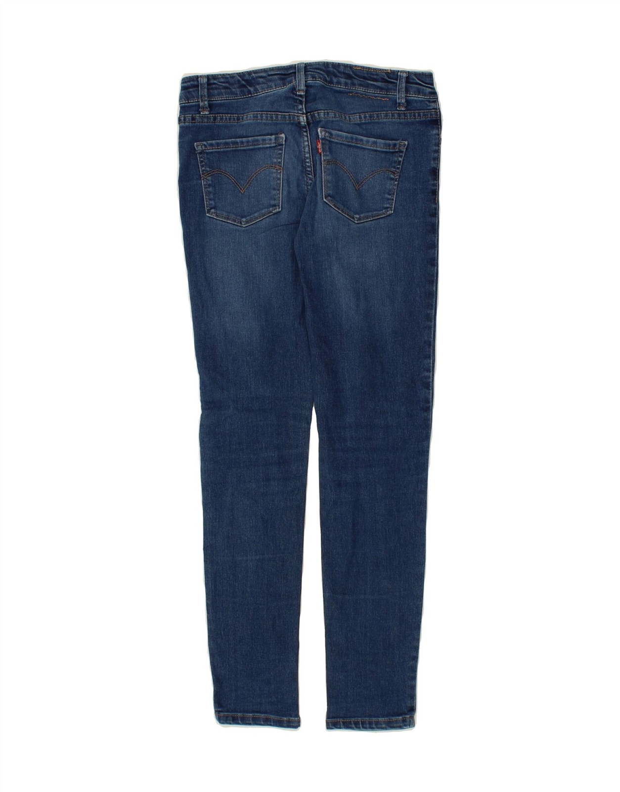 LEVI'S Girls 710 Super Skinny Jeans 9-10 Years W26 L26 Navy Blue Cotton ...