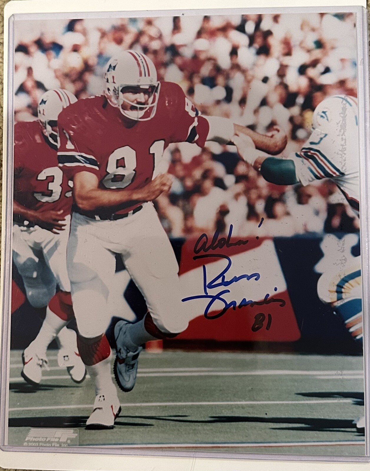 Russ Francis Signed Autograph COA 8x10 Picture Photo “Aloha” NFL 49ers ...