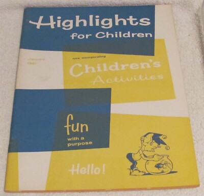 Highlights Magazine January 1961 (Volume 16, Issue Number 1) | eBay