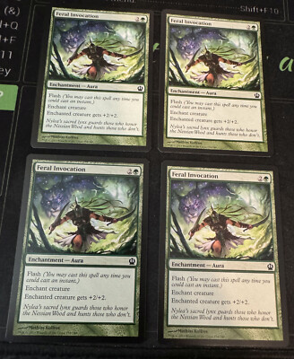 Feral Invocation X4 Theros Magic the Gathering MTG | eBay