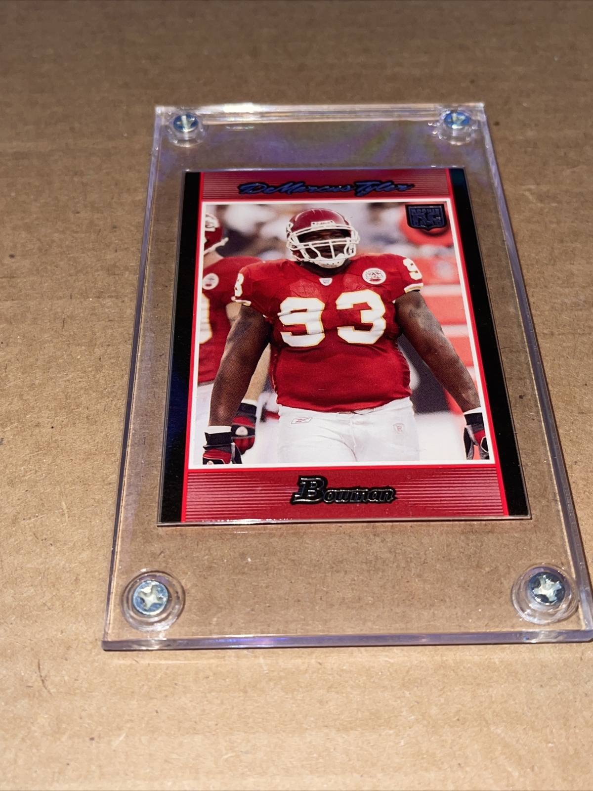 2007 TOPPS BOWMAN DEMARCUS “TANK” TYLER ROOKIE ONE OF ONE 1/1 | eBay