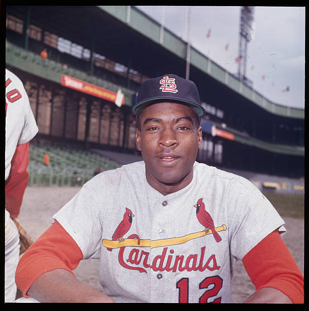 Bill White St Louis Cardinals smiles as he poses this photo 1962 Old ...