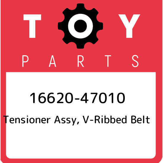 16620-47010 Toyota Tensioner assy, v-ribbed belt 1662047010, New ...
