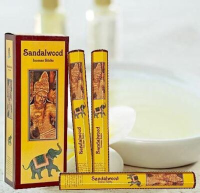 Kamini Sandalwood 400X Incense Fragrance Incense Sticks Aroma Scents ...