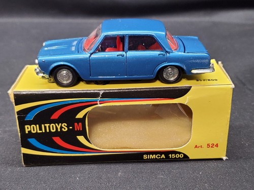 Vintage Politoys-M Coupe Siata Fiat 1500 #524, In Original Box | eBay