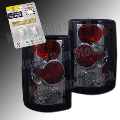 FORD EXCURSION ALTEZZA SMOKE CHROME TAIL LIGHTS +SUPER WHITE LICENSE ...