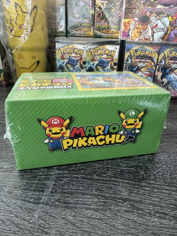 New Sealed 2016 Mario & Luigi Pikachu Pokemon XY Special Promo Box Set ...