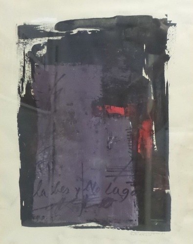 ABSTRACT MODERNIST PAINTING BY DANIEL MANRIQUE ARIAS - TEPITO ARTE ACA ...