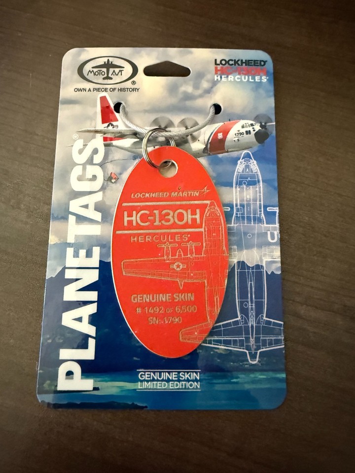 Plane Tags - US Coast Guard Lockheed HC-130H Hercules C-130 Airplane ...
