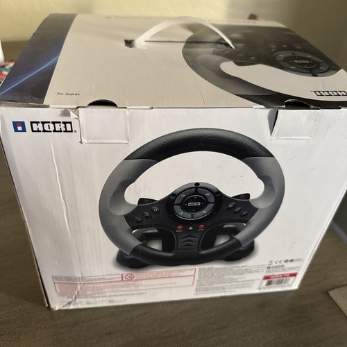 Hori Racing Wheel 3 with Foot Pedals for Playstation 3 PS3 UHP3-70 NEW ...