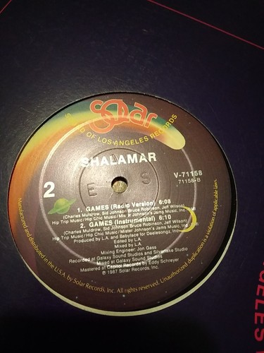 Shalamar - Games (12") (Mint (M)) 3681678034 | eBay