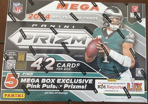 2024 Panini NFL Prizm “Mega Box" - Factory Sealed / Unopened - Daniels ...