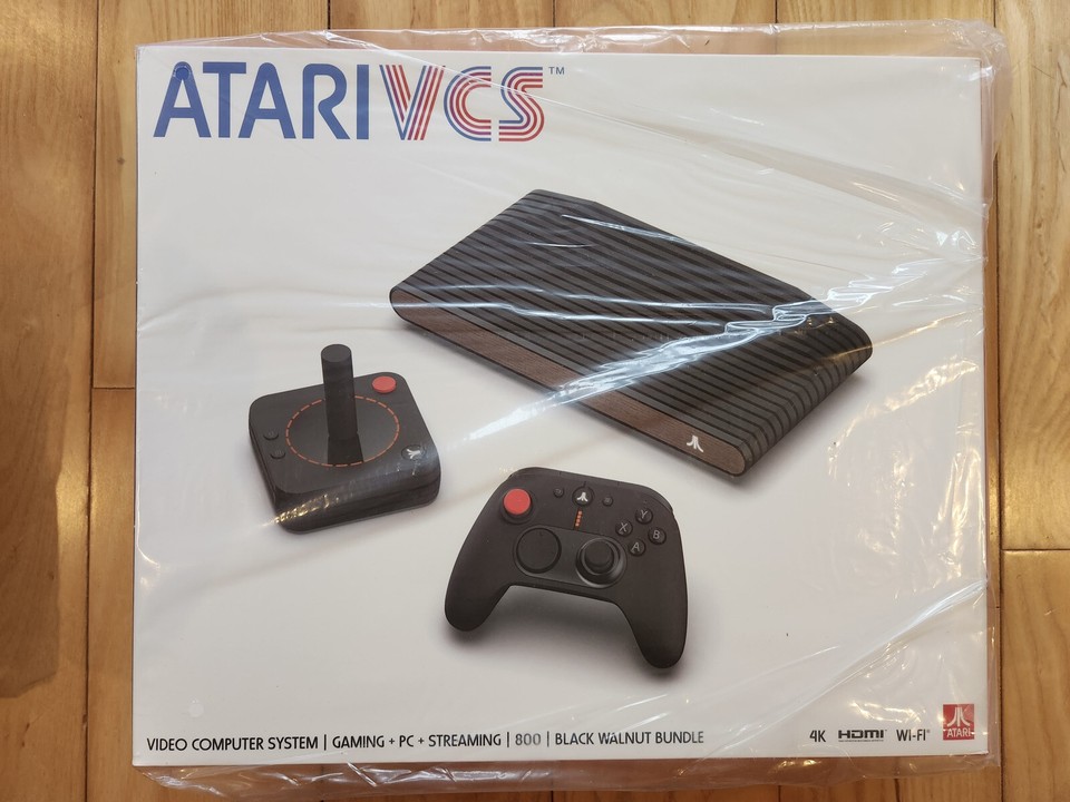 TWO Atari VCS 800’s 32GB Console All-In Bundles - Black Walnut - Both ...
