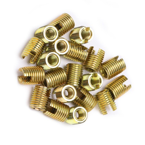 20Pcs 302 Carbon Steel Self Tapping Thread Insert Fittings M6*1.0 & M10 ...