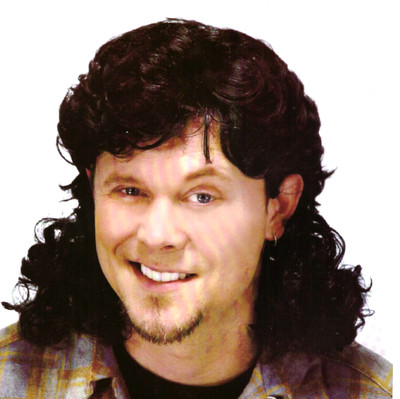 New Men Mullet Wig Bogan 80s Fancy Dress Party Costume Rock Aussie ...