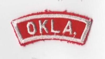 Red & White State Strips OKLAHOMA WHT Bdr. [RW-130] | eBay
