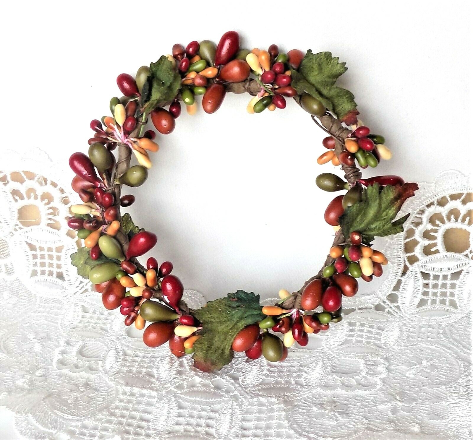 Great Finds 5" Beaded Candle Rings ~~ Various Colors to Choose From ...